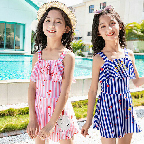 子供　水着　2colors 水着 商品名 子供 水着 女の子 2colors セット内容 水着 カラー 掲載写真の色 素材 ポリエステル サイズ L XL 2XL 生地の厚さ 普通 透け感 ややあり 伸縮性 ややあり 生産国 中国製 送料 ...