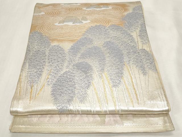 ■■■　サイズ　■■■ 長さ 420cm 幅 30.5cm程 ■■■　商品詳細　■■■ 【正絹・芯なし】 詳細に関しましては、画像をご確認ください。 大変上質な逸品になります。 お安く出品致しますので、是非この機会にいかがでしょうか？ ※柄...