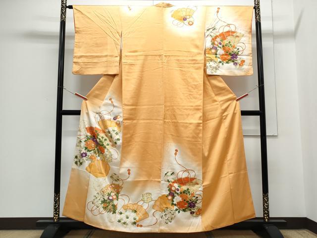 ■■■　サイズ　■■■ 身丈 158cm（肩から） 裄丈 64.5cm 袖丈 52cm　縫込み 6cm 袖幅 33cm 前幅 23cm 後幅 29cm 着物縫いこみ 内揚げ 3cm 裄 お袖側 約2cm　身頃側 約4cm ■■■　商品詳細　...
