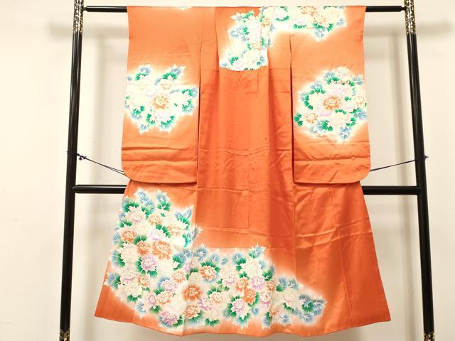 ■■■　サイズ　■■■ 【祝着】 身丈 133cm（肩から） 裄丈 50.5cm（肩上げ　5cm） 袖丈 74.5cm　縫込み 5.5cm 袖幅 31.5cm 前幅 21.5cm 後幅 27.5cm 着物縫いこみ 内揚げ 9.5cm （腰上...
