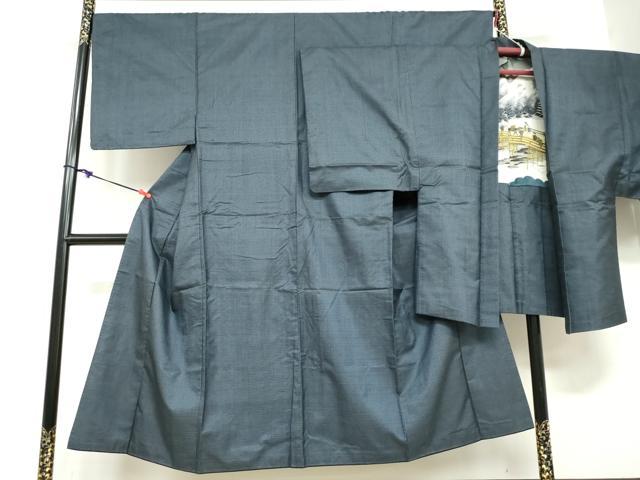 ■■■　サイズ　■■■ 【着物】 身丈 145cm（肩から） 裄丈 67.5cm 袖丈 50.5cm　縫込み 4cm 袖幅 34cm 前幅 23cm 後幅 30cm 着物縫いこみ 内揚げ 5cm 裄 お袖側 約2cm　身頃側 約1cm 【羽...