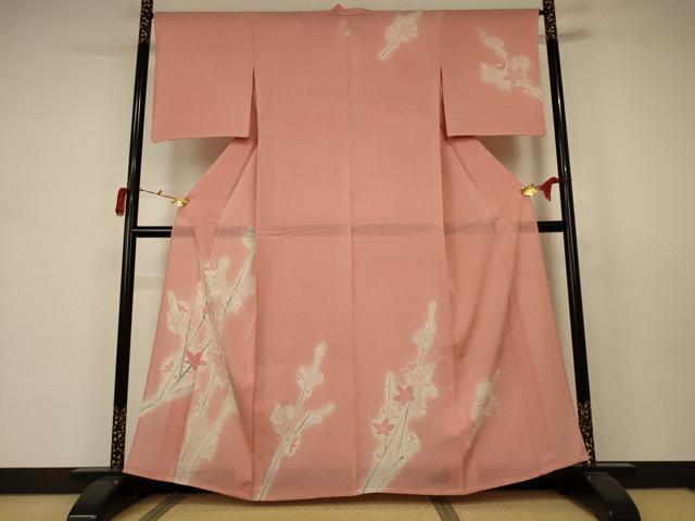 ■■■　サイズ　■■■ 身丈 160cm（肩から） 裄丈 66cm 袖丈 48cm　縫込み 7cm 袖幅 33cm 前幅 24.5cm 後幅 32cm 着物縫いこみ 内揚げ 4.5cm 裄 お袖側 約1cm　身頃側 約0cm ■■■　商品詳...