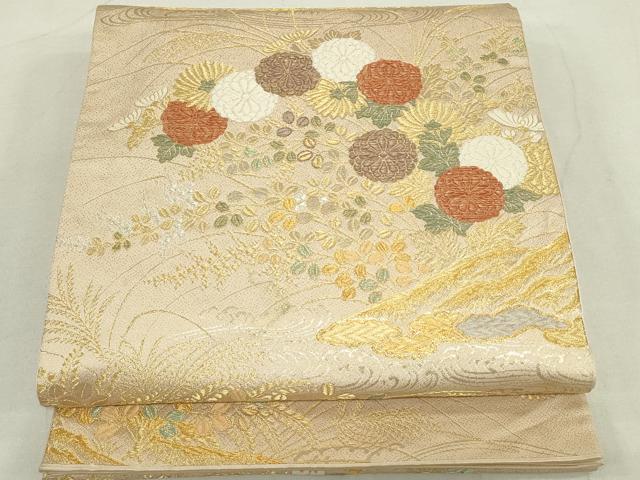 ■■■　サイズ　■■■ 長さ 432cm 幅 31cm程 ■■■　商品詳細　■■■ 【正絹・関西仕立て】 詳細に関しましては、画像をご確認ください。 大変上質な逸品になります。 お安く出品致しますので、是非この機会にいかがでしょうか？ ※汚...