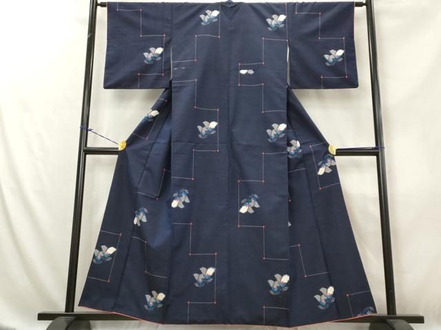 ■■■　サイズ　■■■ 身丈 155.5cm（肩から） 裄丈 62cm 袖丈 48cm　縫込み 6cm 袖幅 32.5cm 前幅 22.5cm 後幅 28.5cm 着物縫いこみ 内揚げ 4.5cm 裄 お袖側 約2.5cm　身頃側 約4cm...