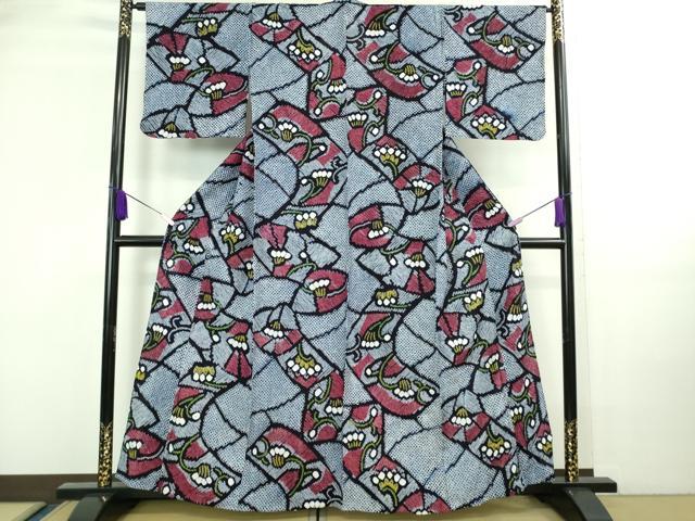 ■■■　サイズ　■■■ 身丈 160.5cm（肩から） 裄丈 66cm 袖丈 45cm　縫込み 1cm 袖幅 33cm 前幅 26cm 後幅 33cm 着物縫いこみ 内揚げ 0cm 裄 お袖側 約 0cm　身頃側 約 0cm ■■■　商品詳...