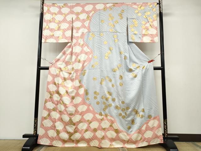 ■■■　サイズ　■■■ 身丈 165cm（肩から） 裄丈 67cm 袖丈 49cm　縫込み 13cm 袖幅 34.5cm 前幅 22.5cm 後幅 30cm 着物縫いこみ 内揚げ 3cm 裄 お袖側 約1.5cm　身頃側 約1.5cm ■■...