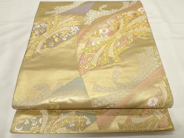 ■■■　サイズ　■■■ 長さ 434cm 幅 30.5cm程 ■■■　商品詳細　■■■ 【正絹】 状態は接写画像のように 裏地に薄い汚れがございますが その他表地は特に目立ったシミ汚れなどもなく大変良い状態です。 着用時には見えない部分にな...