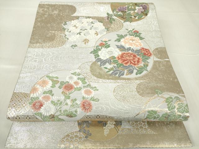 ■■■　サイズ　■■■ 長さ 424cm 幅 31cm程 ■■■　商品詳細　■■■ 【正絹】 状態は締めてはおりますが 特に目立ったシミ汚れなどもなく大変良い状態です。 大変上質な逸品になります。 お安く出品致しますので、是非この機会にいか...