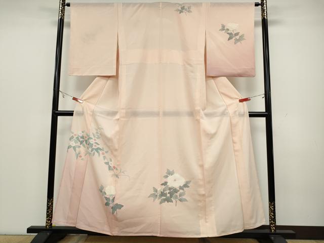 ■■■　サイズ　■■■ 身丈 157cm（肩から） 裄丈 63.5cm 袖丈 53cm　縫込み 5cm 袖幅 33cm 前幅 24cm 後幅 29.5cm 着物縫いこみ 内揚げ 6cm 裄 お袖側 約2cm　身頃側 約3cm ■■■　商品詳...