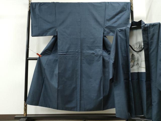 ■■■　サイズ　■■■ 【着物】 身丈 147cm（肩から） 裄丈 70cm 袖丈 48cm　縫込み 4cm 袖幅 35.5cm 前幅 24cm 後幅 29cm 着物縫いこみ 内揚げ 10.5cm 裄 お袖側 約1cm　身頃側 約2cm 【...