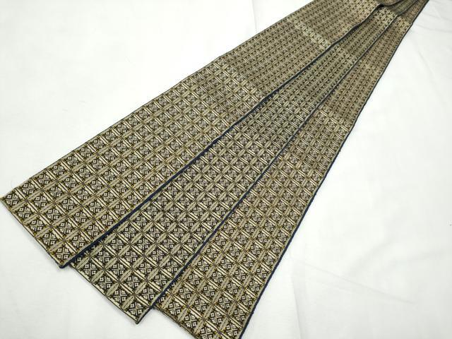 ■■■　サイズ　■■■ 長さ 408cm 幅 9cm程 ■■■　商品詳細　■■■ 【化繊】 状態は締めてはおりますが 特に目立ったシミ汚れなどもなく大変良い状態です。 お安く出品致しますので、是非この機会にいかがでしょうか？ ※両側未かがり...