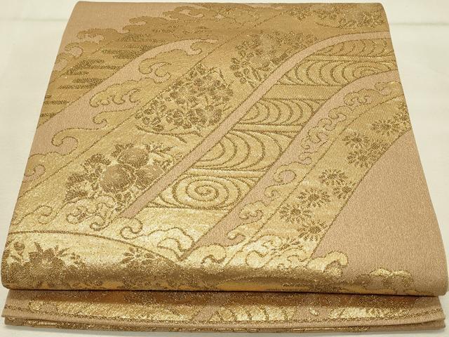 ■■■　サイズ　■■■ 長さ 426cm 幅 30.5cm程 ■■■　商品詳細　■■■ 【正絹・関西仕立て】 詳細に関しましては、画像をご確認ください。 大変上質な逸品になります。 お安く出品致しますので、是非この機会にいかがでしょうか？ ...