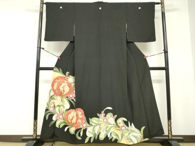 ■■■　サイズ　■■■ 身丈 158cm（肩から） 裄丈 62cm 袖丈 48.5cm　縫込み 4cm 袖幅 33cm 前幅 24cm 後幅 29cm 着物縫いこみ 内揚げ 5cm 裄 お袖側 約0cm　身頃側 約5cm ■■■　商品詳細　...