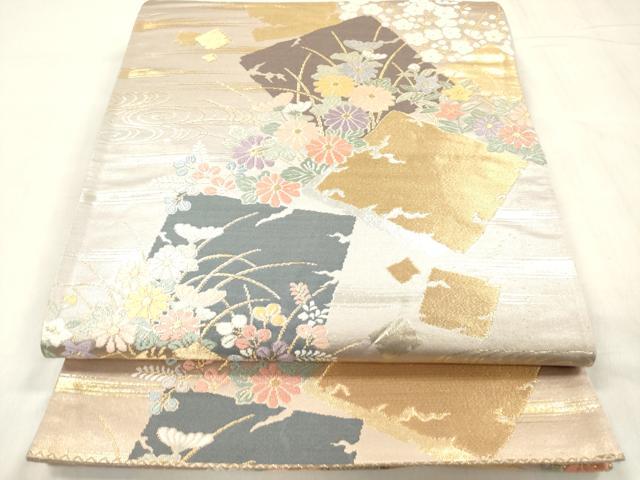 ■■■　サイズ　■■■ 長さ 418cm 幅 31cm程 ■■■　商品詳細　■■■ 【正絹】 詳細に関しましては、画像をご確認ください。 大変上質な逸品になります。 お安く出品致しますので、是非この機会にいかがでしょうか？ ※汚れ等に関しま...