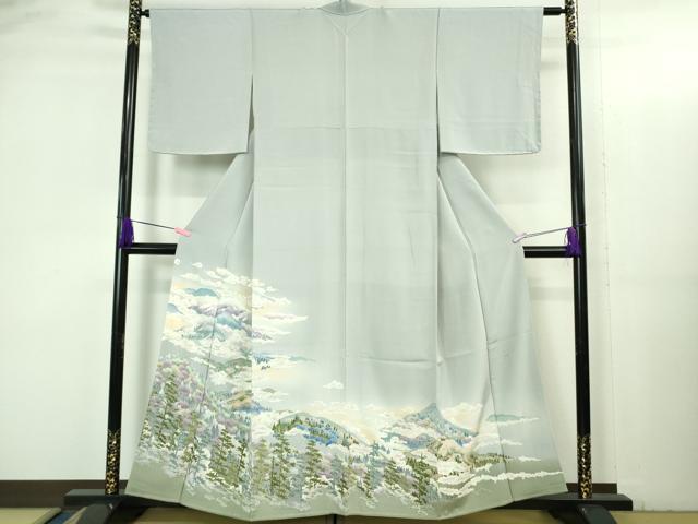 ■■■　サイズ　■■■ 身丈 156cm（肩から） 裄丈 63.5cm 袖丈 48.5cm　縫込み　6.5cm 袖幅 33cm 前幅 23cm 後幅 29cm 着物縫いこみ 内揚げ 7.5cm 裄 お袖側 約 2.5cm　身頃側 約 4cm...