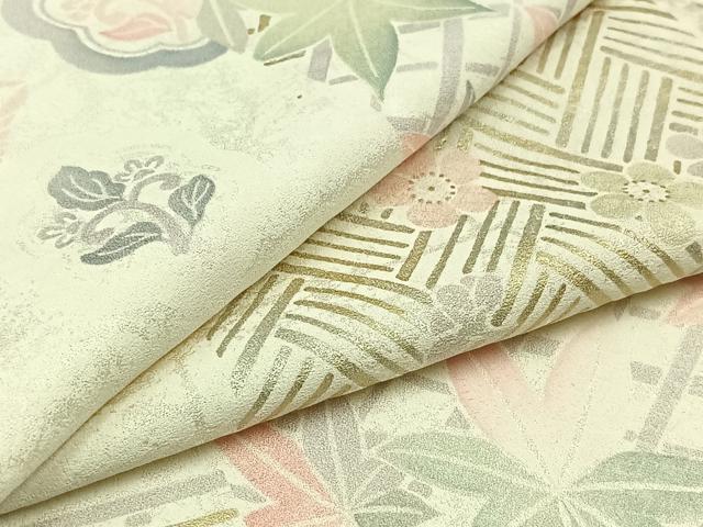 ■■■　サイズ　■■■ 身丈 163cm（肩から） 裄丈 65cm 袖丈 48cm　縫込み 4cm 袖幅 33cm 前幅 24cm 後幅 30cm 着物縫いこみ 内揚げ 3cm 裄 お袖側 約0cm　身頃側 約1cm ■■■　商品詳細　■■...