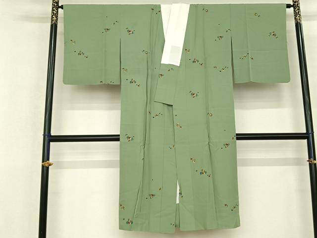 ■■■　サイズ　■■■ 身丈 124cm（肩から） 裄丈 64cm 袖丈 48cm　縫込み 8cm 袖幅 32.5cm 前幅 27cm 後幅 31cm 着物縫いこみ 内揚げ 9cm 裄 お袖側 約3cm　身頃側 約2.5cm ■■■　商品詳...
