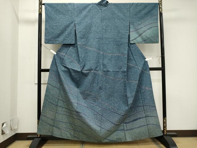 ■■■　サイズ　■■■ 身丈 161cm（肩から） 裄丈 66.5cm 袖丈 47cm　縫込み 5cm 袖幅 33.5cm 前幅 25cm 後幅 29cm 着物縫いこみ 内揚げ 5cm 裄 お袖側 約1cm　身頃側 約1cm ■■■　商品詳...