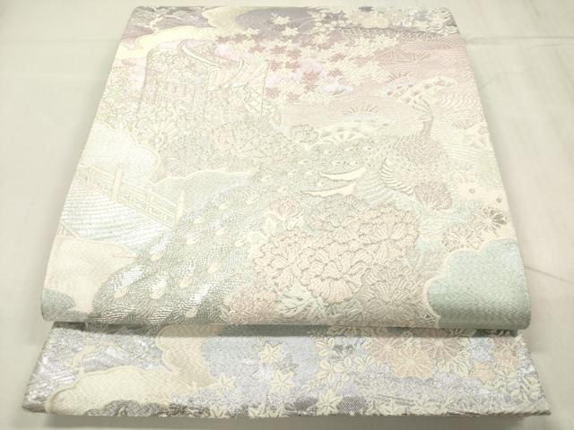 ■■■　サイズ　■■■ 長さ 468cm 幅 30.5cm程 ■■■　商品詳細　■■■ 【正絹・未仕立て】 詳細に関しましては、画像をご確認ください。 大変上質な逸品になります。 お安く出品致しますので、是非この機会にいかがでしょうか？ ※...