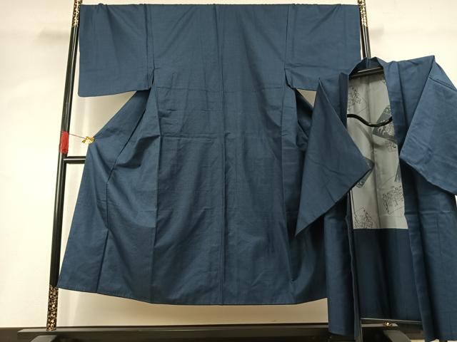 ■■■　サイズ　■■■ 【着物】 身丈 145cm（肩から） 裄丈 70cm 袖丈 49cm　縫込み 3cm 袖幅 35.5cm 前幅 24.5cm 後幅 31cm 着物縫いこみ 内揚げ 5cm 裄 お袖側 約2cm　身頃側 約3cm 【羽...