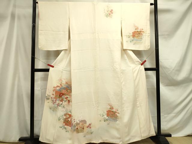 ■■■　サイズ　■■■ 身丈 160cm（肩から） 裄丈 64cm 袖丈 56.5cm　縫込み 6.5cm 袖幅 34cm 前幅 23cm 後幅 28cm 着物縫いこみ 内揚げ 6cm 裄 お袖側 約1.5cm　身頃側 約2cm ■■■　商...