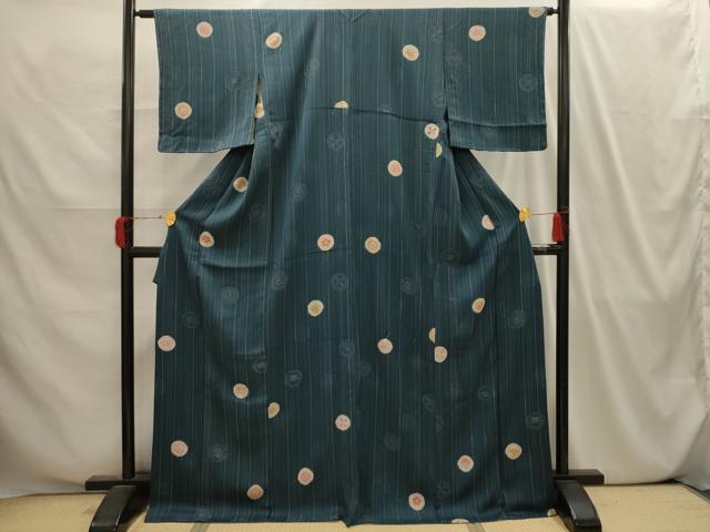 ■■■　サイズ　■■■ 身丈 169cm（肩から） 裄丈 64cm 袖丈 46cm　縫込み 8cm 袖幅 32.5cm 前幅 22.5cm 後幅 30.5cm 着物縫いこみ 内揚げ 3.5cm 裄 お袖側 約3cm　身頃側 約3cm ■■■...