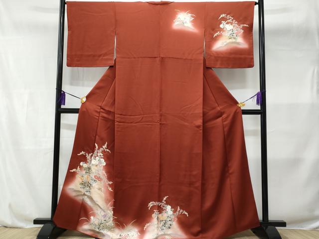 ■■■　サイズ　■■■ 身丈 164cm（肩から） 裄丈 66cm 袖丈 46.5cm　縫込み 3cm 袖幅 34.5cm 前幅 24cm 後幅 30.5cm 着物縫いこみ 内揚げ 0cm 裄 お袖側 約2.5cm　身頃側 約3.5cm ■...