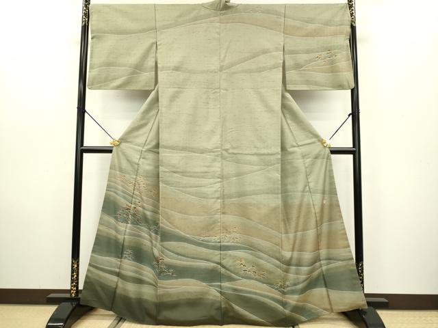 ■■■　サイズ　■■■ 身丈 162cm（肩から） 裄丈 69cm 袖丈 46.5cm　縫込み 5cm 袖幅 34cm 前幅 24.5cm 後幅 30.5cm 着物縫いこみ 内揚げ 5cm 裄 お袖側 約1.5cm　身頃側 約0cm ■■■...