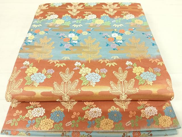 ■■■　サイズ　■■■ 長さ 446cm 幅 30.5cm程 ■■■　商品詳細　■■■ 【正絹】 詳細に関しましては、画像をご確認ください。 大変上質な逸品になります。 お安く出品致しますので、是非この機会にいかがでしょうか？ ■■■　注意...