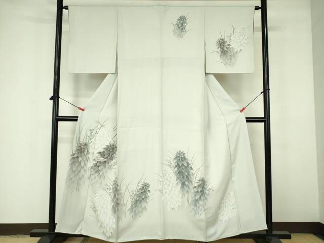 ■■■　サイズ　■■■ 身丈 157.5cm（肩から） 裄丈 63cm 袖丈 48cm　縫込み 3cm 袖幅 33cm 前幅 23.5cm 後幅 29cm 着物縫いこみ 内揚げ 6cm 裄 お袖側 約1.5cm　身頃側 約2cm ■■■　商...