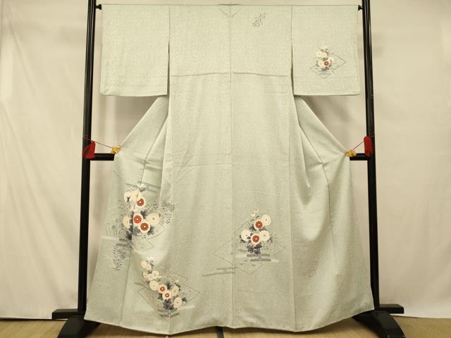 ■■■　サイズ　■■■ 身丈 159cm（肩から） 裄丈 64.5cm 袖丈 49cm　縫込み 7.5cm 袖幅 33.5cm 前幅 24.5cm 後幅 31cm 着物縫いこみ 内揚げ 3cm 裄 お袖側 約2cm　身頃側 約2cm ■■■...