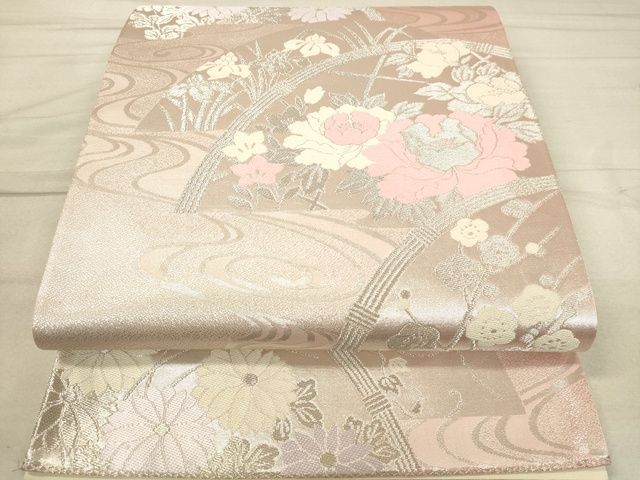 ■■■　サイズ　■■■ 長さ 428cm 幅 30.5cm程 ■■■　商品詳細　■■■ 【正絹・関西仕立て】 詳細に関しましては、画像をご確認ください。 大変上質な逸品になります。 お安く出品致しますので、是非この機会にいかがでしょうか？ ...