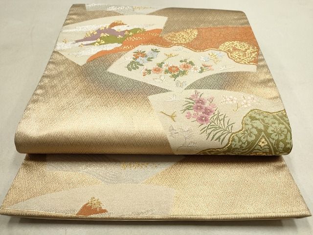 ■■■　サイズ　■■■ 長さ 444cm 幅 31cm程 ■■■　商品詳細　■■■ 【正絹・関西仕立て】 詳細に関しましては、画像をご確認ください。 大変上質な逸品になります。 お安く出品致しますので、是非この機会にいかがでしょうか？ ■■...