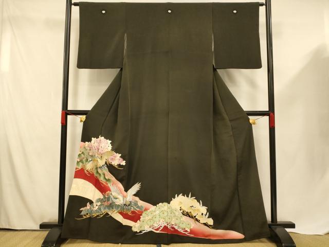 ■■■　サイズ　■■■ 身丈 164cm（肩から） 裄丈 63cm 袖丈 49.5cm　縫込み 3.5cm 袖幅 32.5cm 前幅 23.5cm 後幅 30cm 着物縫いこみ 内揚げ 2cm 裄 お袖側 約2cm　身頃側 約3cm ■■■...
