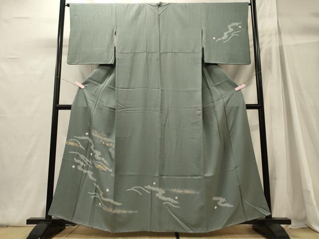 ■■■　サイズ　■■■ 身丈 158cm（肩から） 裄丈 66cm 袖丈 47cm　縫込み 11cm 袖幅 34cm 前幅 27cm 後幅 30.5cm 着物縫いこみ 内揚げ 4.5cm 裄 お袖側 約2cm　身頃側 約2cm ■■■　商品...
