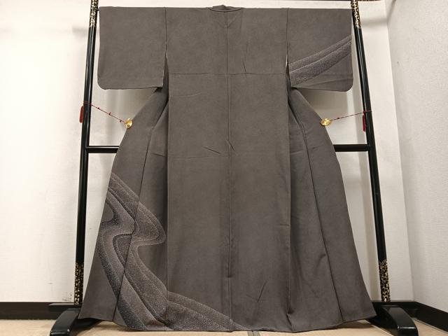■■■　サイズ　■■■ 身丈 161.5cm（肩から） 裄丈 67.5cm 袖丈 46.5cm　縫込み 0cm 袖幅 34cm 前幅 24cm 後幅 29.5cm 着物縫いこみ 内揚げ 2cm 裄 お袖側 約1cm　身頃側 約2cm ■■■...