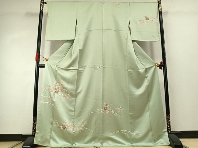 ■■■　サイズ　■■■ 身丈 170cm（肩から） 裄丈 66cm 袖丈 51cm　縫込み 10.5cm 袖幅 34cm 前幅 24cm 後幅 31cm 着物縫いこみ 内揚げ 2cm 裄 お袖側 約2.5cm　身頃側 約3cm ■■■　商品...