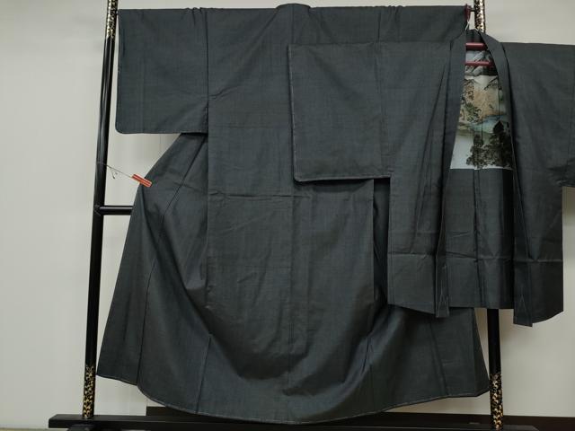 ■■■　サイズ　■■■ 【着物】 身丈 151.5cm（肩から） 裄丈 66cm 袖丈 51cm　縫込み 2cm 袖幅 34cm 前幅 26cm 後幅 30cm 着物縫いこみ 内揚げ 2cm 裄 お袖側 約0cm　身頃側 約3cm 【羽織】...