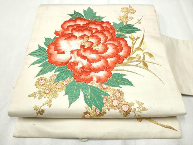 ■■■　サイズ　■■■ 長さ 333cm　幅 31cm程 ■■■　商品詳細　■■■ 【正絹・松葉仕立て】 状態は接写画像のように表地所々・胴回り〜手先・帯芯に汚れがございます。 大変上質な逸品になります。 お安く出品致しますので、是非この機...