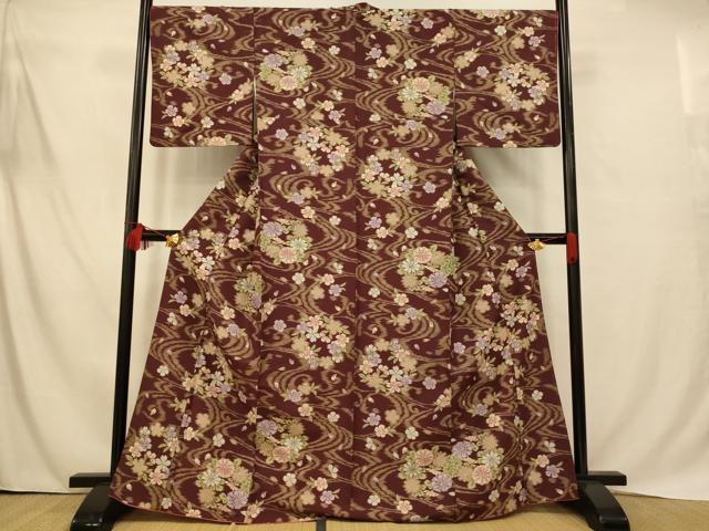 ■■■　サイズ　■■■ 身丈 166cm（肩から） 裄丈 67.5cm 袖丈 49.5cm　縫込み 2cm 袖幅 34cm 前幅 24cm 後幅 30.5cm 着物縫いこみ 内揚げ 2cm 裄 お袖側 約2.5cm　身頃側 約1cm ■■■...