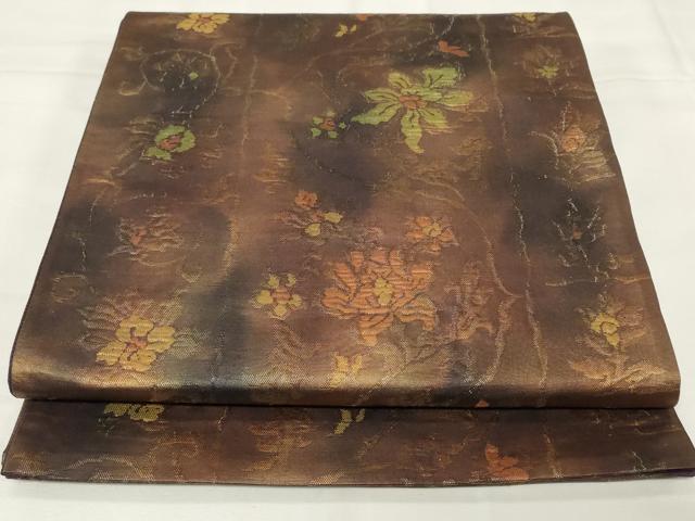 ■■■　サイズ　■■■ 長さ 408cm 幅 31.5cm程 ■■■　商品詳細　■■■ 【正絹・芯なし】 詳細に関しましては、画像をご確認ください。 大変上質な逸品になります。 お安く出品致しますので、是非この機会にいかがでしょうか？ ■■...