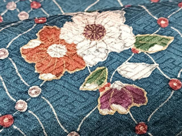 ■■■　サイズ　■■■ 身丈 159cm（肩から） 裄丈 65cm 袖丈 44cm　縫込み 5.5cm 袖幅 34.5cm 前幅 23.5cm 後幅 30cm 着物縫いこみ 内揚げ 4cm 裄 お袖側 約1.5cm　身頃側 約2.5cm ■...