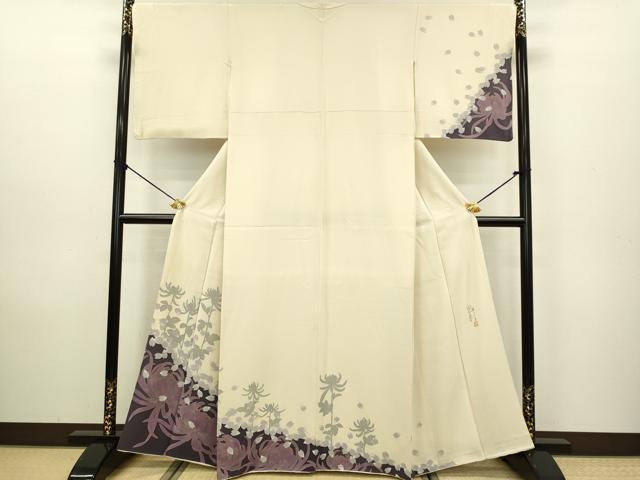 ■■■　サイズ　■■■ 身丈 162cm（肩から） 裄丈 68.5cm 袖丈 49cm　縫込み 5.5cm 袖幅 34cm 前幅 29.5cm 後幅 32.5cm 着物縫いこみ 内揚げ 8cm 裄 お袖側 約1.5cm　身頃側 約1.5cm...