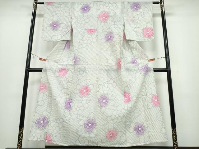 ■■■　サイズ　■■■ 身丈 153cm（肩から） 裄丈 62.5cm 袖丈 48cm　縫込み 1.5cm 袖幅 32cm 前幅 22cm 後幅 28cm 着物縫いこみ 内揚げ 0cm 裄 お袖側 約2cm　身頃側 約0cm ■■■　商品詳...