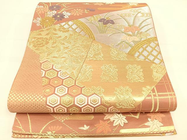 ■■■　サイズ　■■■ 長さ 410cm 幅 30.5cm程 ■■■　商品詳細　■■■ 【正絹・関西仕立て】 詳細に関しましては、画像をご確認ください。 大変上質な逸品になります。 お安く出品致しますので、是非この機会にいかがでしょうか？ ...