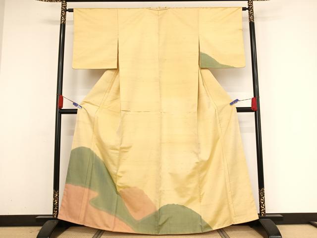 ■■■　サイズ　■■■ 身丈 162cm（肩から） 裄丈 62.5cm 袖丈 49cm　縫込み 1cm 袖幅 52cm 前幅 24cm 後幅 29.5cm 着物縫いこみ 内揚げ 0cm 裄 お袖側 約2cm　身頃側 約0cm ■■■　商品詳...