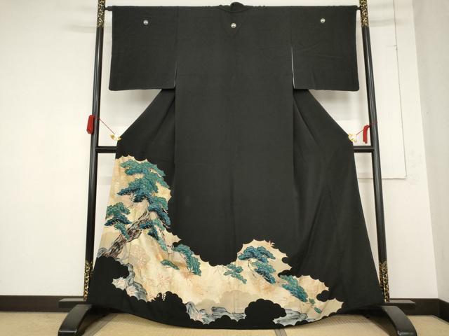 ■■■　サイズ　■■■ 身丈 161cm（肩から） 裄丈 64cm 袖丈 48cm　縫込み 4cm 袖幅 34cm 前幅 23cm 後幅 31cm 着物縫いこみ 内揚げ 4.5cm 裄 お袖側 約1cm　身頃側 約5cm ■■■　商品詳細　...