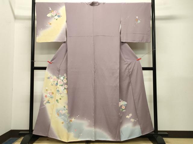 ■■■　サイズ　■■■ 身丈 162cm（肩から） 裄丈 68cm 袖丈 48.5cm　縫込み 5.5cm 袖幅 34.5cm 前幅 24cm 後幅 30.5cm 着物縫いこみ 内揚げ 10cm 裄 お袖側 約2cm　身頃側 約1.5cm ...