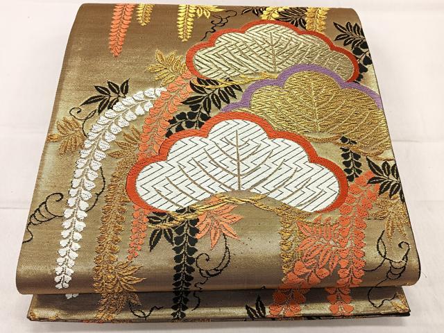 ■■■　サイズ　■■■ 長さ 448cm 幅 31cm程 ■■■　商品詳細　■■■ 【正絹・芯なし】 詳細に関しましては、画像をご確認ください。 大変上質な逸品になります。 お安く出品致しますので、是非この機会にいかがでしょうか？ ※汚れ等...