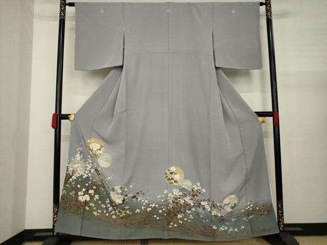 ■■■　サイズ　■■■ 身丈 158cm（肩から） 裄丈 63cm 袖丈 49cm　縫込み 4.5cm 袖幅 33cm 前幅 24cm 後幅 29cm 着物縫いこみ 内揚げ 8cm 裄 お袖側 約1cm　身頃側 約5cm ■■■　商品詳細　...